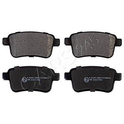 Disc Brake Pad Set Rear FEBI For RENAULT MERCEDES Be Bop Citan ...