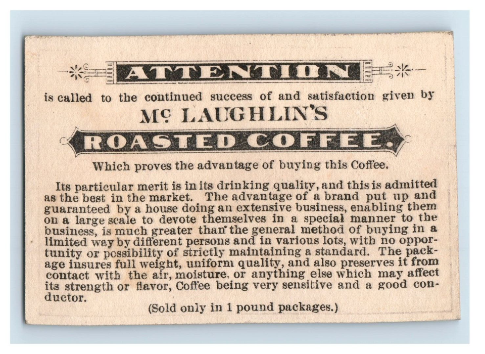 1880s McLaughlin's XXXX Coffee #4 Adorable Puppies Dogs F136 | eBay