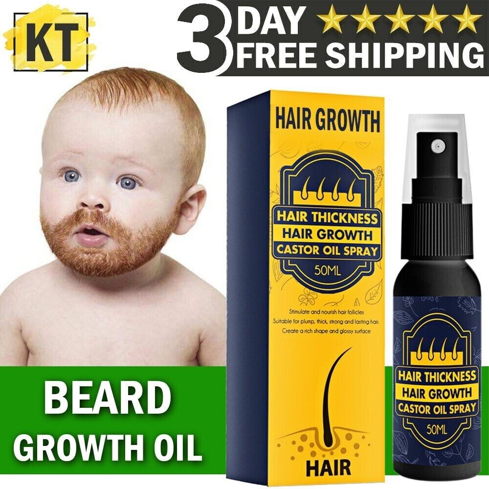 Handcrafted Caveman Beard Growth Oil Beard Comb * Rapid Results Bay Rum ...