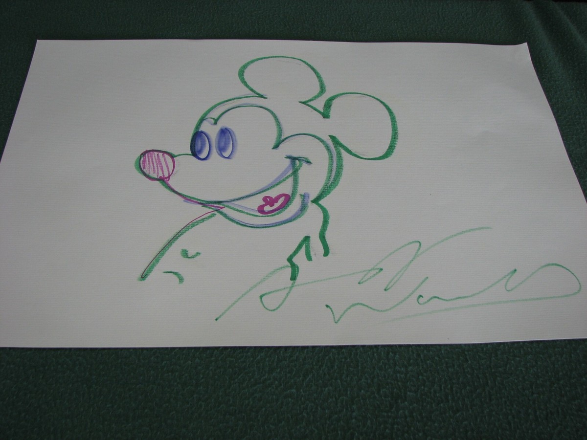 Dibujo Lineal De Mickey Mouse Disney Pone A La Venta Libro De Bocetos