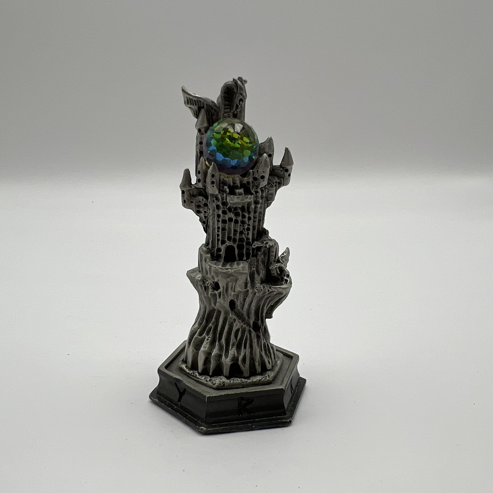 The Fantasy Of The Crystal Danbury Mint Chess Piece "Fortress Of Doom ...