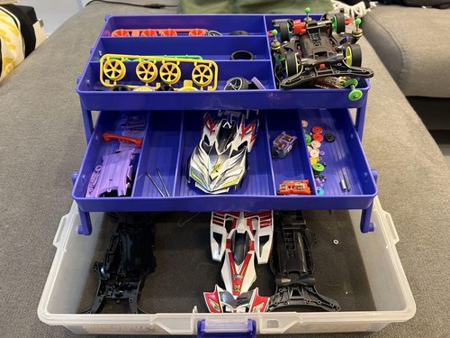 Mini 4Wd With Lots Of Parts, Case, Pro Arch Chassis Racers Box | eBay