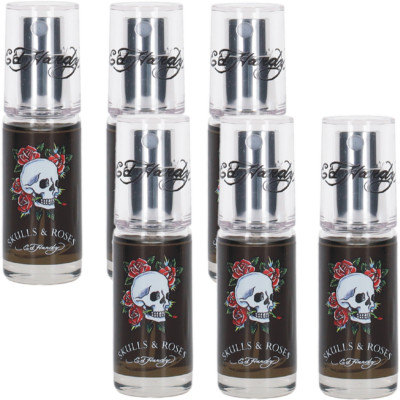 Skulls & Roses By Ed Hardy For Men Combo Pack: Mini EDP Cologne (6x0 ...