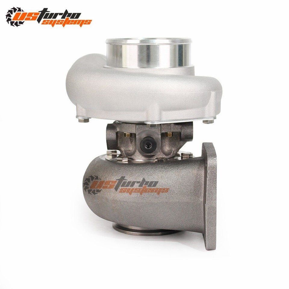 6766 Dual ball bearing turbo with point milled wheel T4 0.81A/R Turbine ...