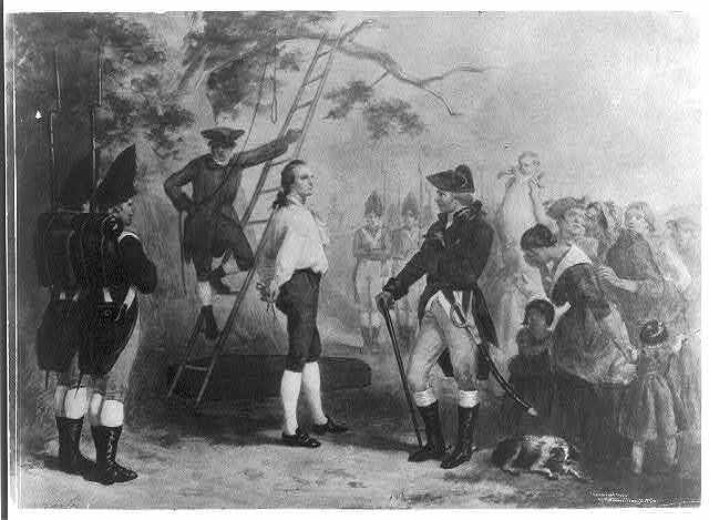 Photo:The execution of Nathan Hale 1900 | eBay