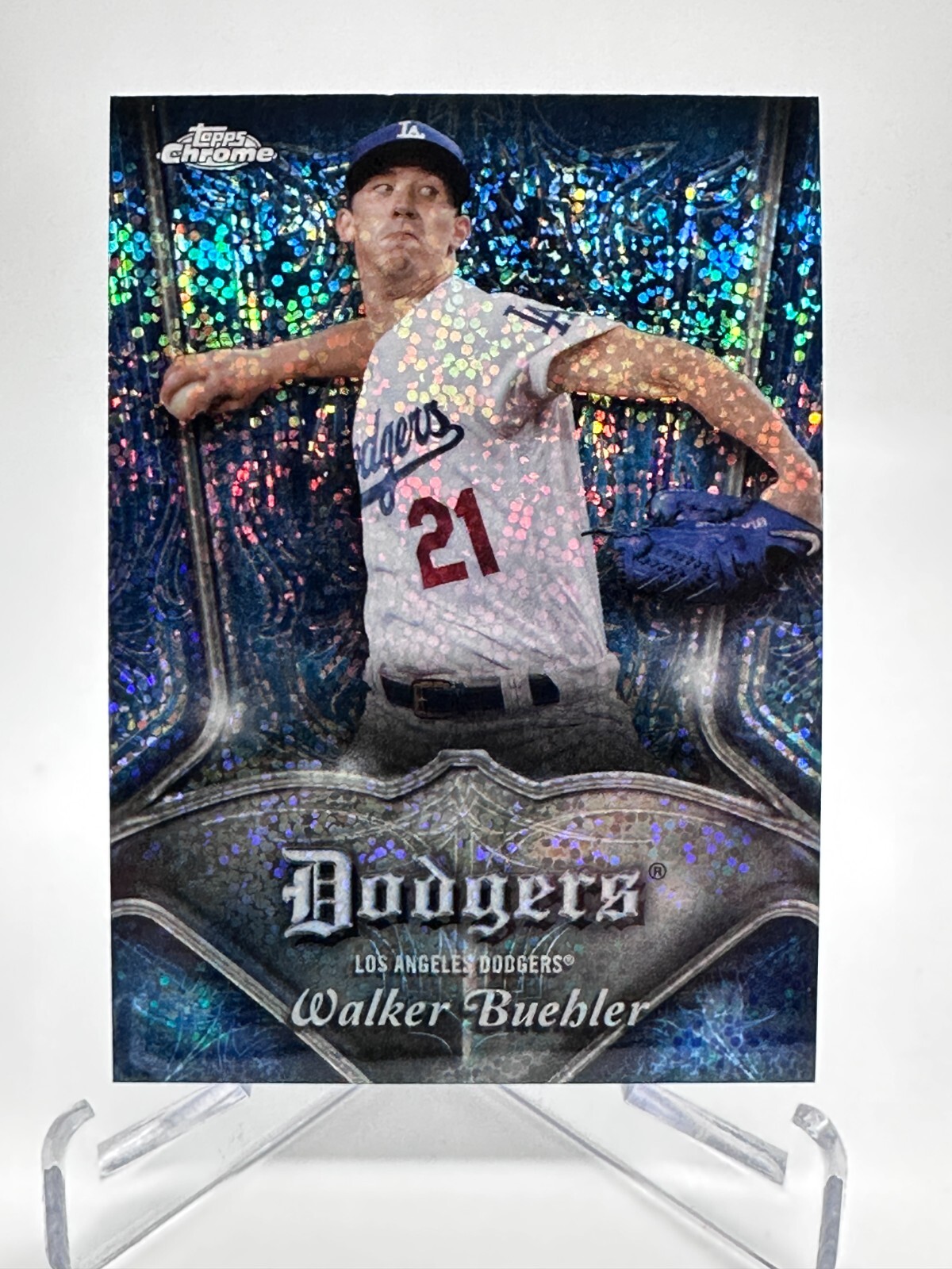 Walker Buehler PINSTRIPED SP 2022 Topps Chrome #P-25 | eBay