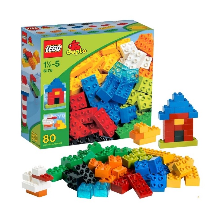 LEGO Duplo Basic Bricks 6176 (80 Pieces) Kids Building Blocks | eBay