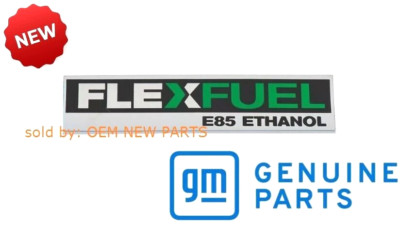 GM Cadillac Chevy GMC 2007-2013 Truck Van Flex Fuel Emblem OEM SIZE 3 ¾ ...