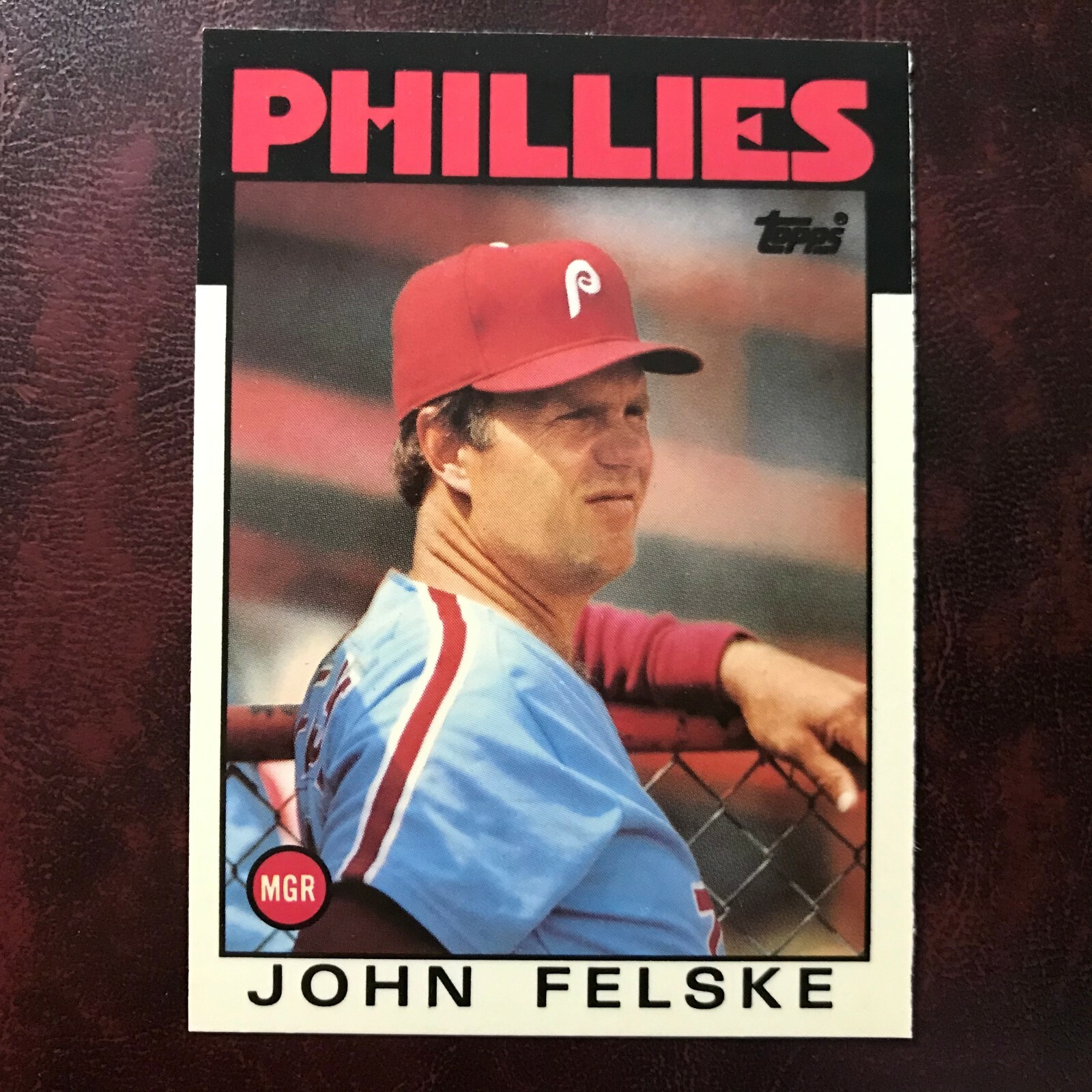 1986 Topps TIFFANY Set JOHN FELSKE #621 PHILLIES ** MINT ** HIGH GRADE ...