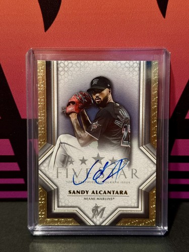 2023 Topps Five Star Sandy Alcantara Autograph Auto Marlins | eBay
