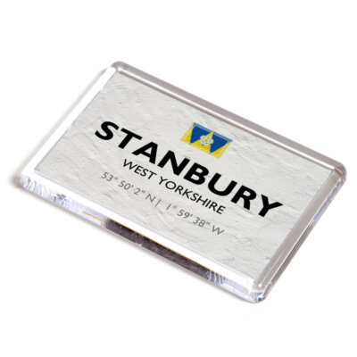 FRIDGE MAGNET - Stanbury, West Yorkshire - Lat/Long SE0037 | eBay UK