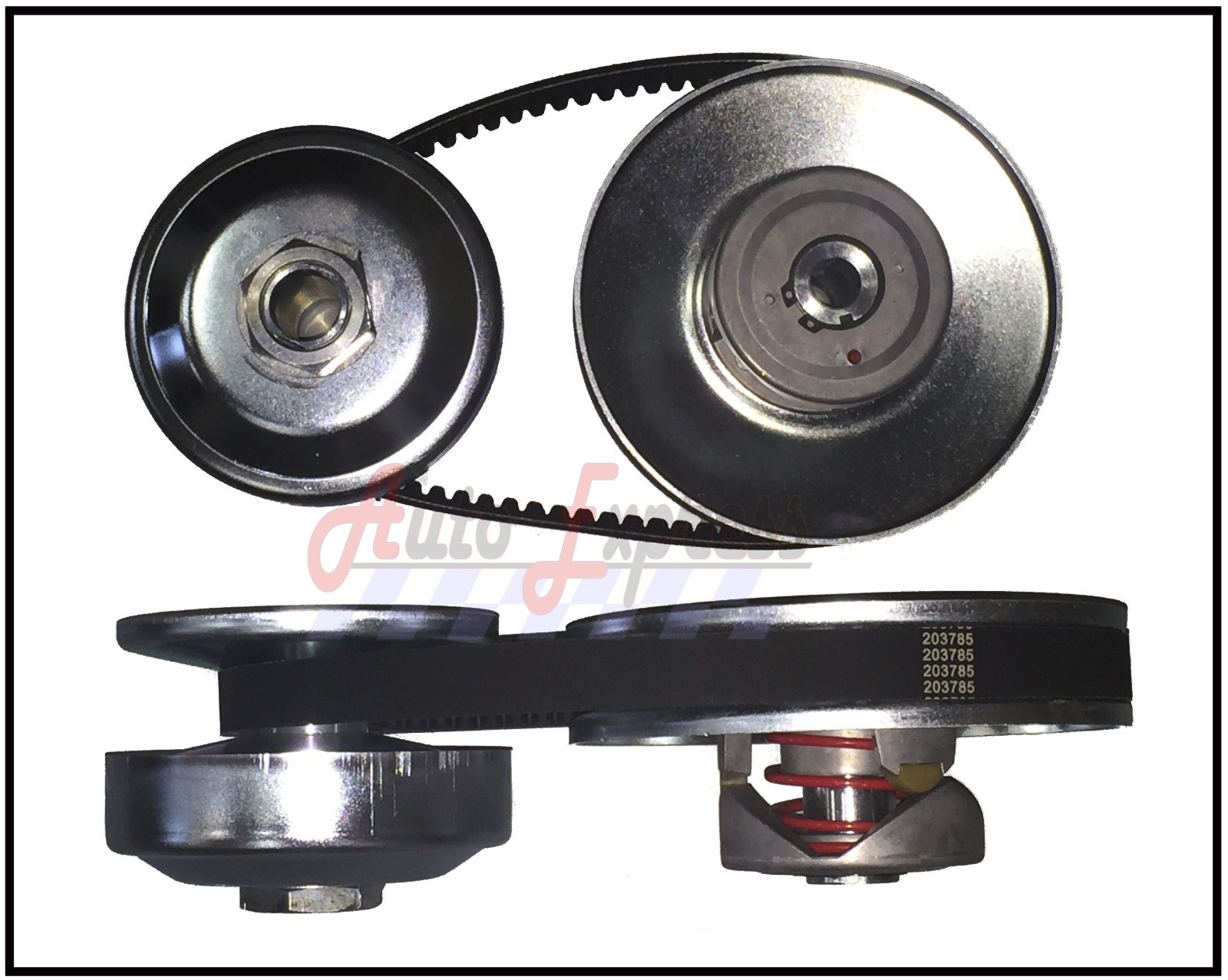 40 Series Torque Converter 3/4"Driven 1"Driver Clutch Pulley Comet 40D ...