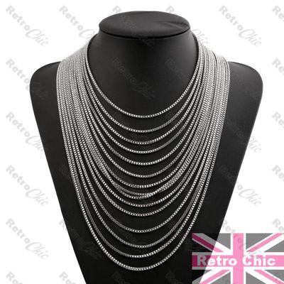 SLINKY DRAPE BIG NECKLACE statement LAYERED LIQUID CHAINS gold/silver ...