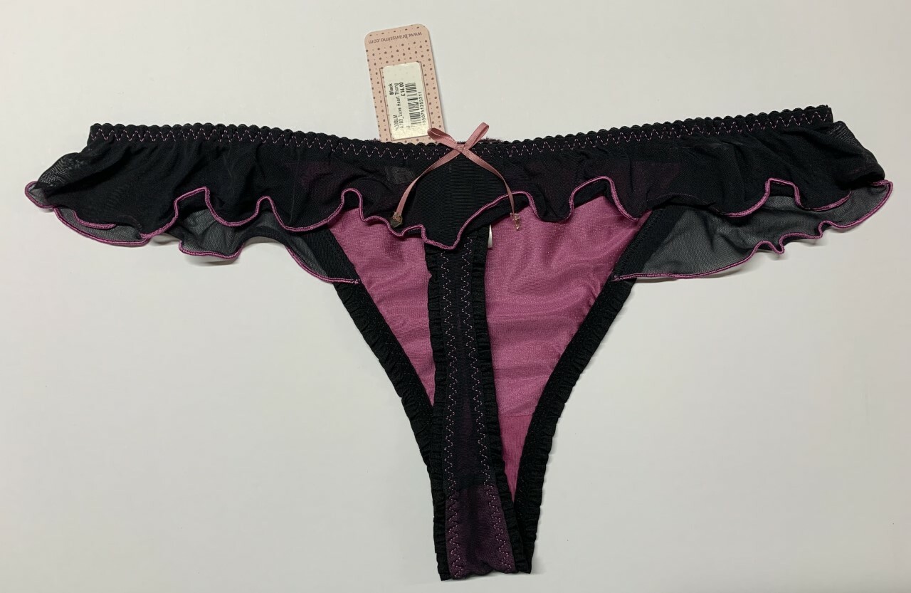 BRAVISSIMO Luxe Heart Lace Underwired Bras Thong Brief Set Lingerie ...