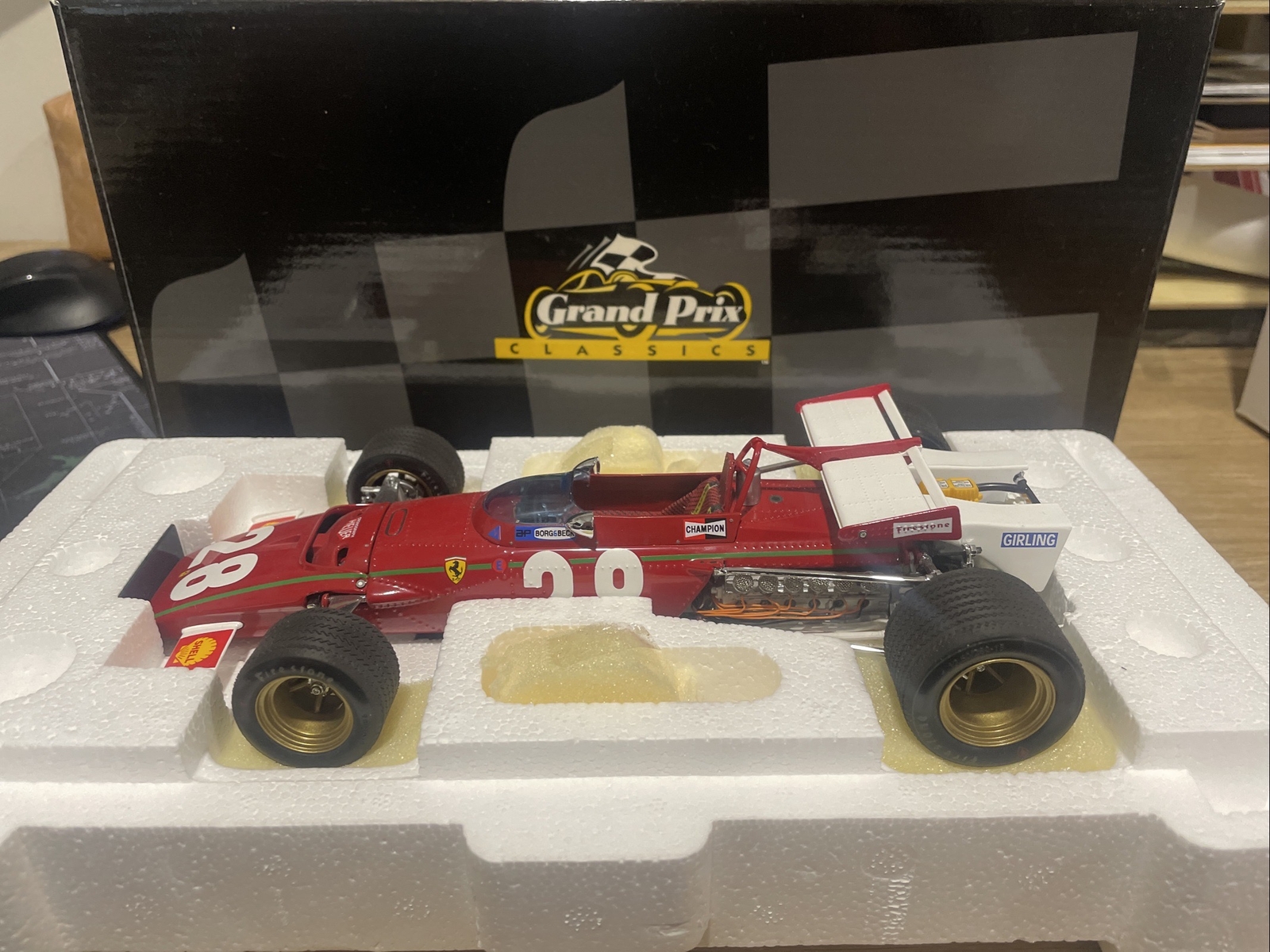 1/18 Scale Exoto Ferrari 312 B Ignazio Giunti #28 1970 Grand Prix ...