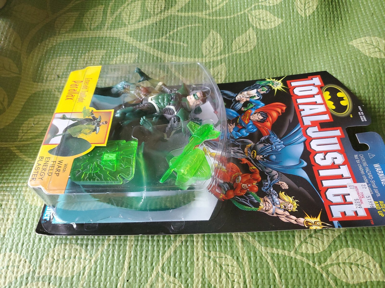 PARALLAX Emerald Twlight w/Warp Field Energy Blaster 1997 Total Justice ...