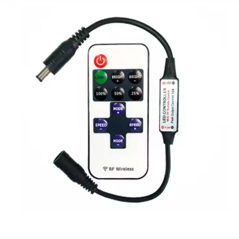 12V Dimmer Controller RF Wireless Remote Switch Controller for LED ...