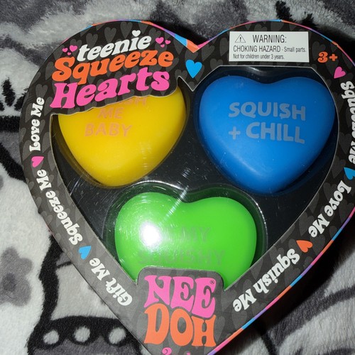NEW NeeDoh Teenie Squeeze Hearts Perfect for Valentine’s Day SUPER RARE ...
