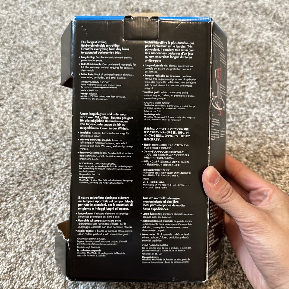 MSR MiniWorks EX Microfilter New | eBay