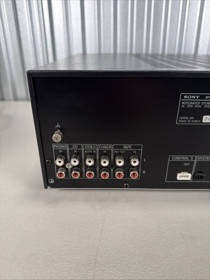 Sony TA-AX390 Integrated Stereo Amplifier 5-Band Equalizer - Working ...