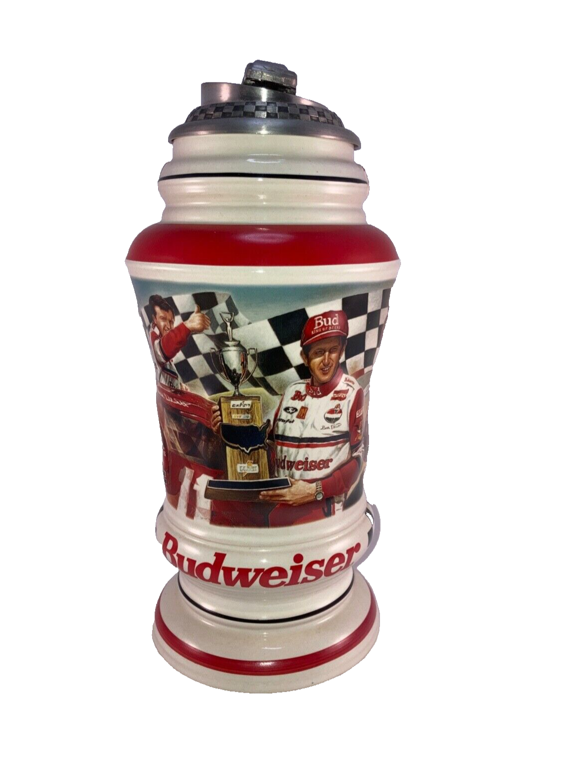 Vintage Bill Elliott #11 Budweiser Racing Stein NASCAR in Box with COA ...