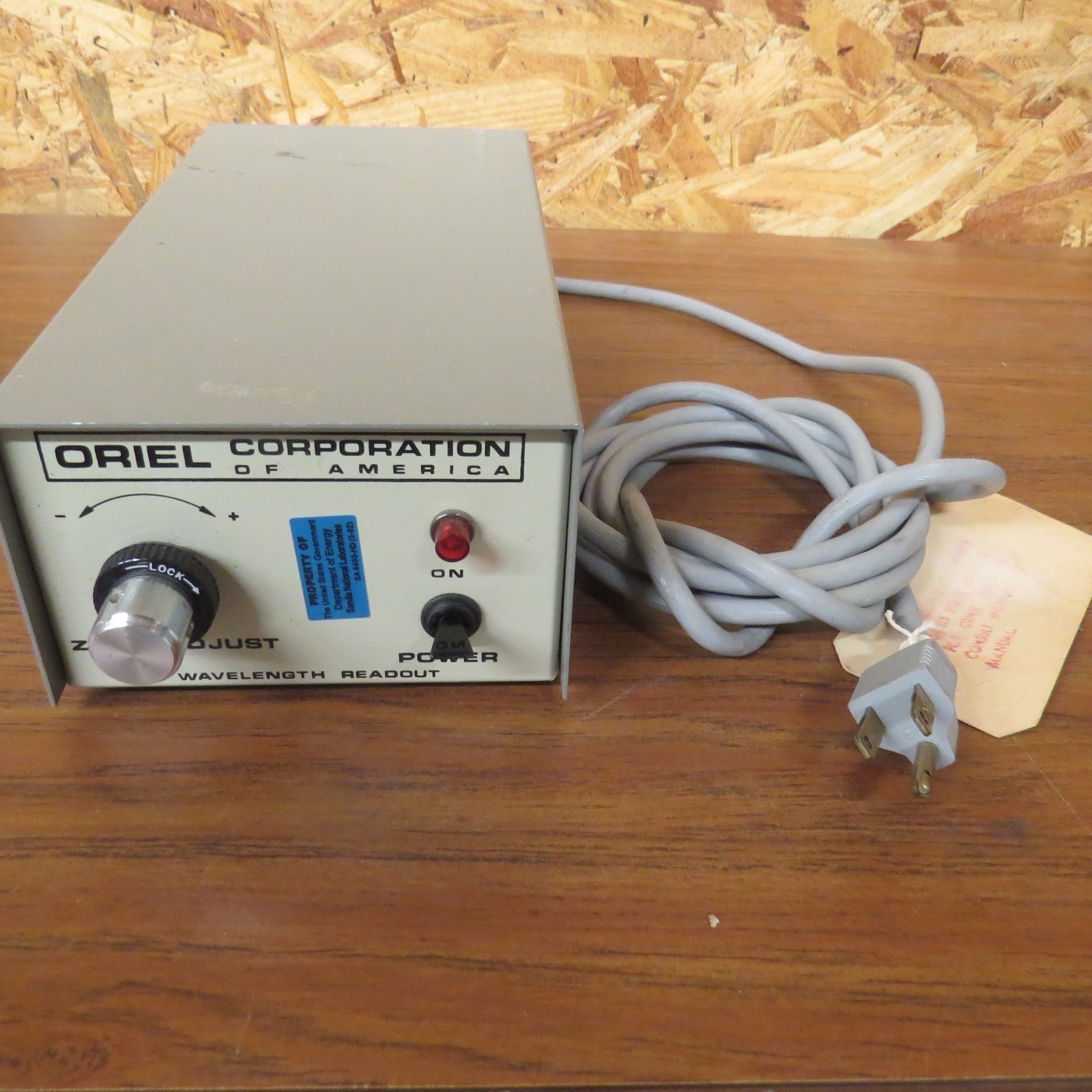+ ORIEL CORPORATION LASER POWER SUPPLY MODEL NO 7289 | eBay