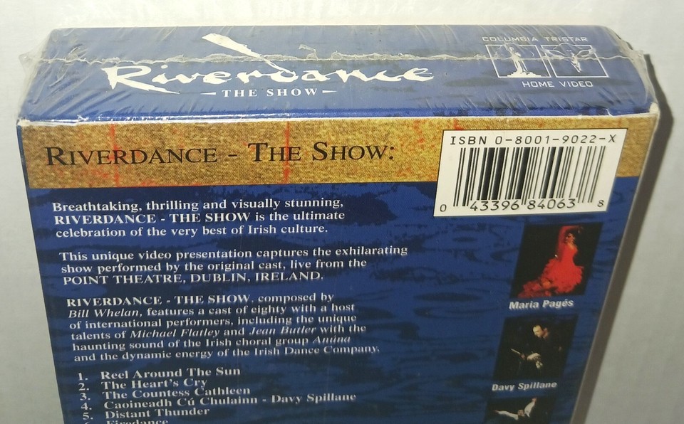 Riverdance The Show VHS Tape NWT 1996 Columbia Special Edition Original ...