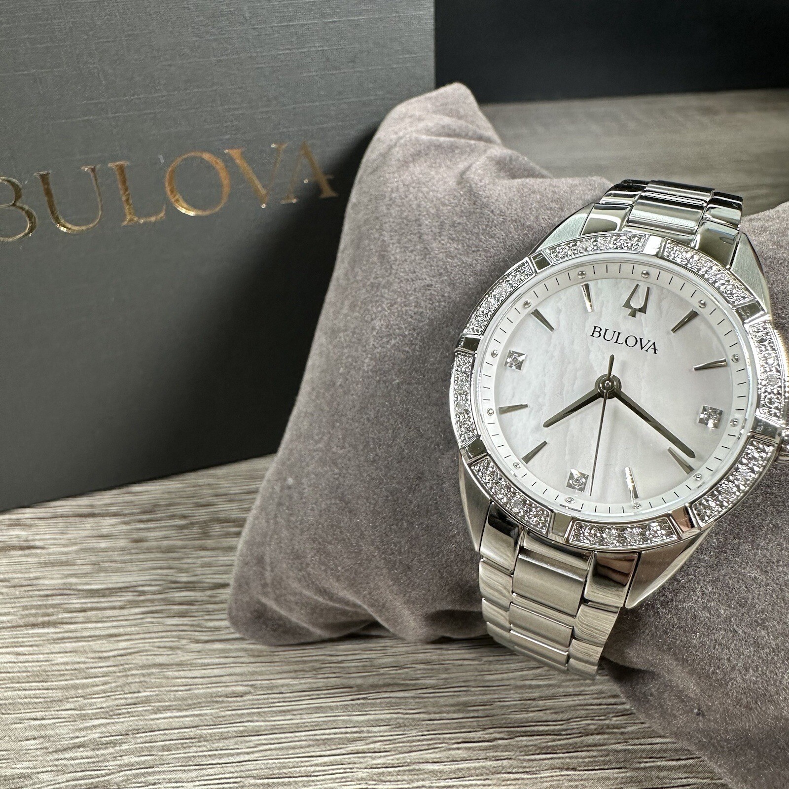 Bulova+96R228+Women%27s+White+Watch for sale online | eBay