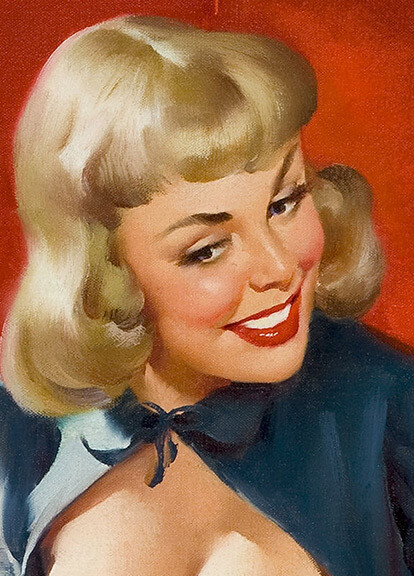 "Some Cute Tricks" 1958 Vintage Style Elvgren PinUp Cat Girl Poster ...