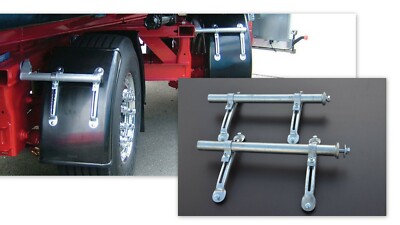 TRUCK HGV TRAILER LUTON VAN MUDGUARDS MOUNTING BRACKETS AND BAR ...