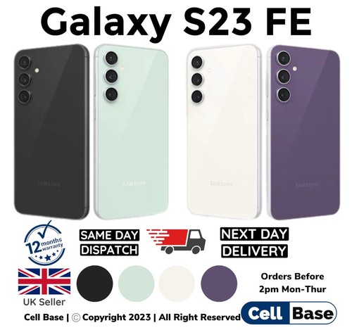NEW Samsung Galaxy S23 FE 128GB 256GB Unlocked Smartphone BOXED Re ...