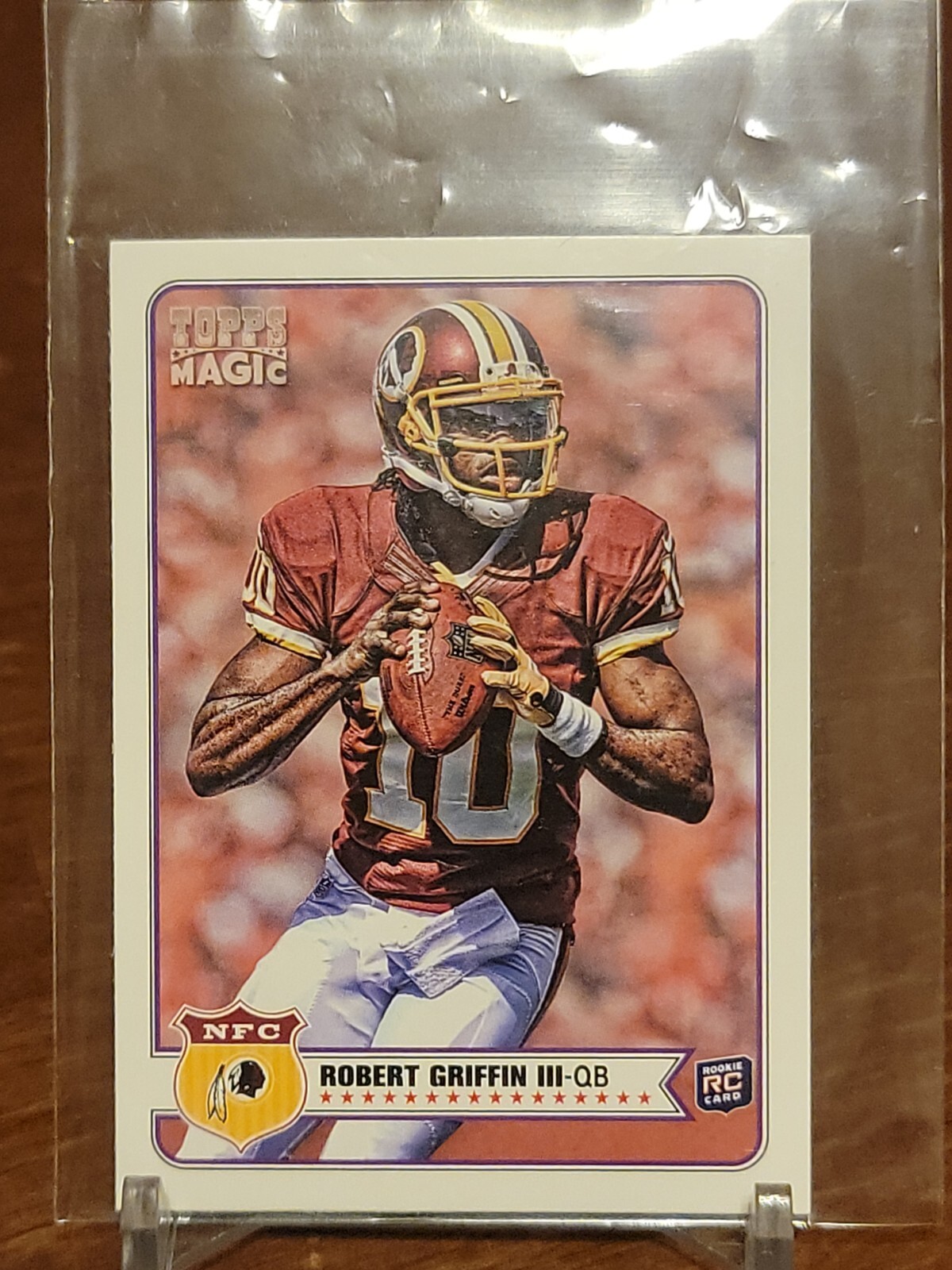 2012 Topps Magic Football Mini #100 Robert Griffin III RC Washington ...