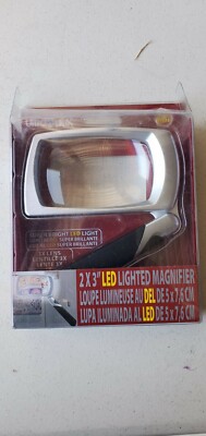 UltraOptix LED Lighted Folding Magnifier - 3X Lens - 2"x3" | eBay