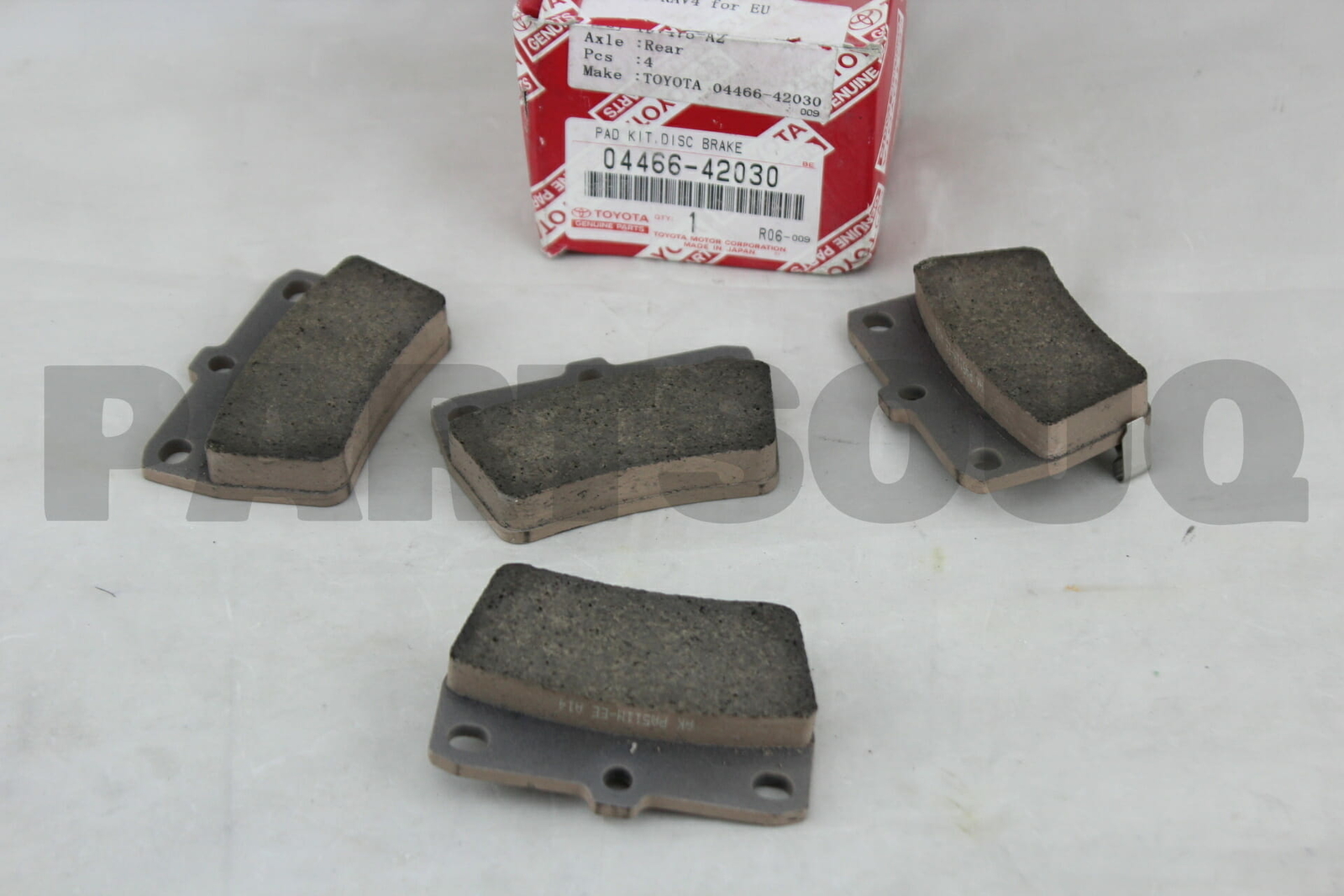 0446642030 Genuine Toyota PAD KIT, DISC BRAKE, REAR 04466-42030 | eBay UK