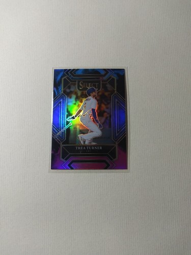 2022 Panini Select Baseball Diamond Level Cosmic Prizm #261 Trea Turner ...