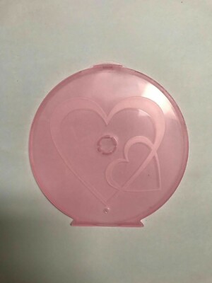 25 PCS NEW CLAMSHELL PINK HEART CD/DVD CASES,CSPINK-25PK-HEART(P1)FREE ...