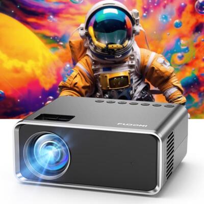 Outdoor Upgraded 5G Portable Projectors,Projector with WiFi and ...