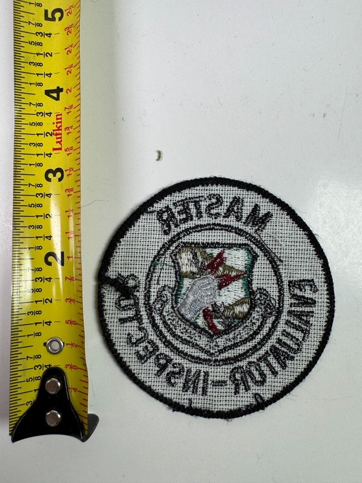 USAF Master Evaluator Inspector Strategic Command US Air Force Patch K7 ...