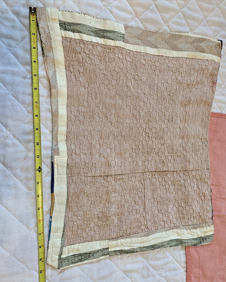 Vintage 1950s Handmade Patchwork Baby Doll Crib Crazy Quilt ...