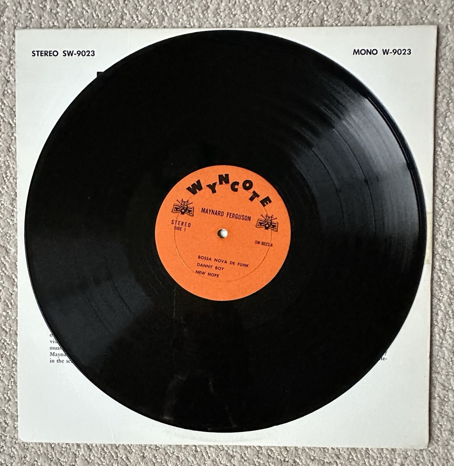 Maynard Ferguson Bossa Nova De Funk Vinyl LP Wyncote W-9023 Mono VG++ ...