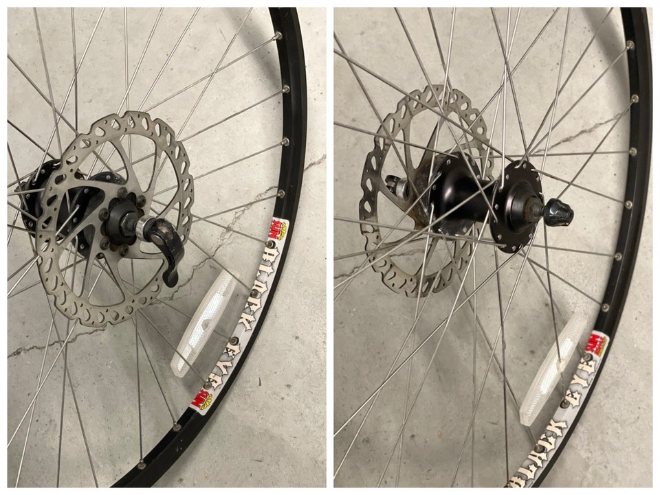 Sun Rims Black Eye Wheelset - Made in USA - 26” Disc Mountain Bike ...