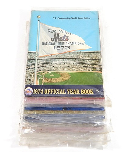 Lot of (9) Assorted 1973 to 1979 New York Mets Yearbooks | eBay