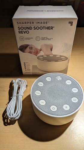 Sharper Image Sound Soother Revo 6 SOUNDS for Sleep Therapy Timer | eBay