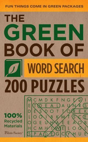 The Green Book of Word Search: 200 Puzzles by The Puzzle Society ...
