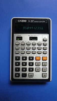 CALCULADORA CASIO FX - 102 VINTAGE | eBay