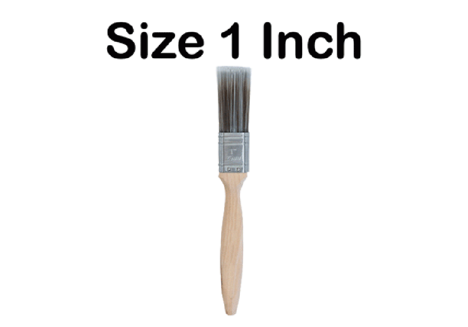 1 inch House Wall And Wood Paint Brush Home Exterior or Interior free ...