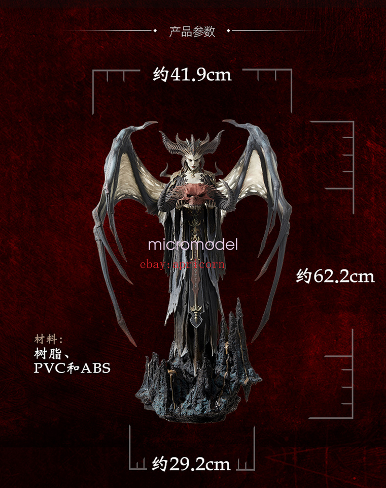 Blizzard Diablo Lilith Statue Resin Figure Model Collectible Box Boy ...