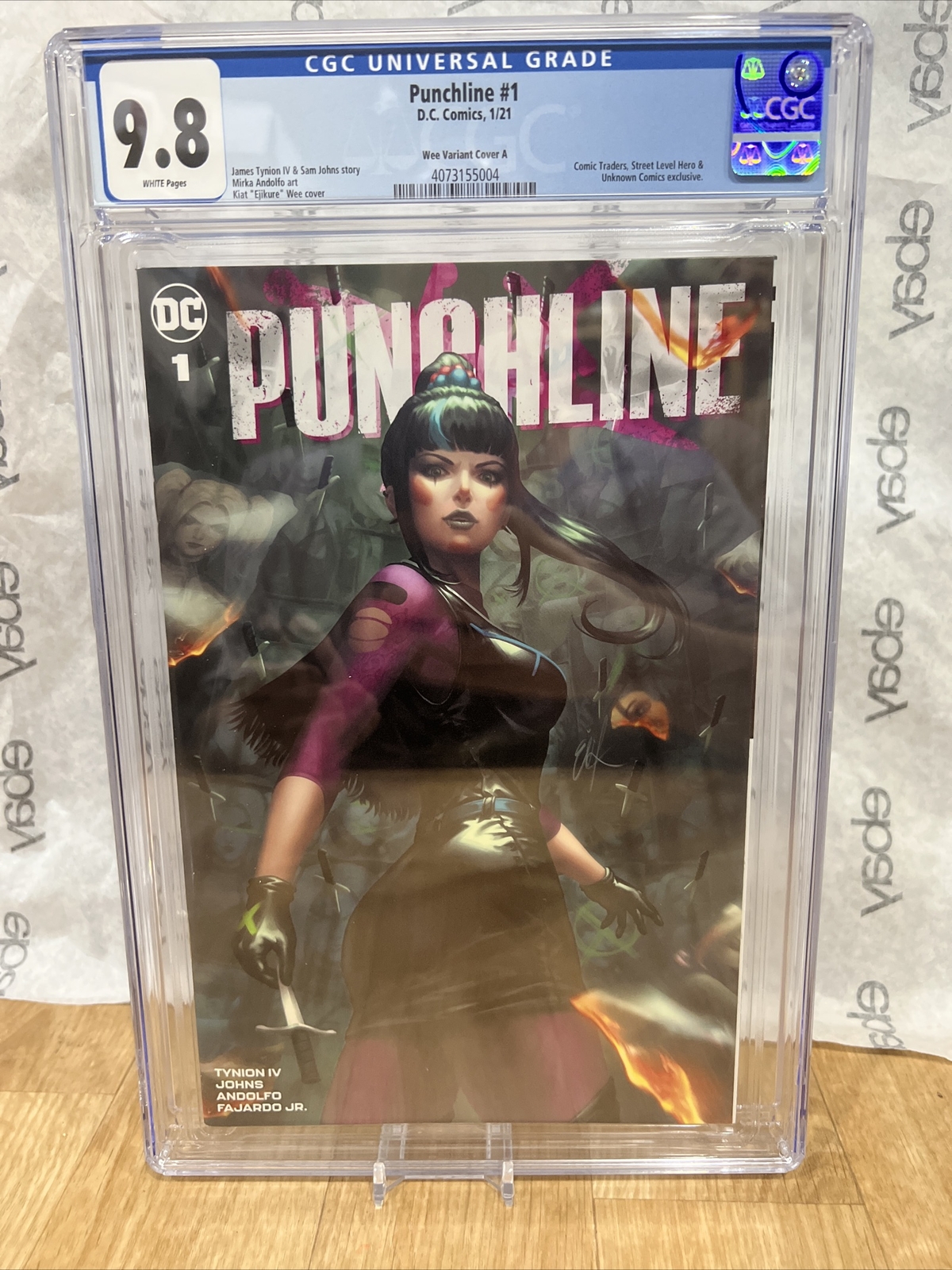 Punchline #1 Kiat Ejikure Wee Variant Cover B Edition SLHLA Cgc 9.8 ...