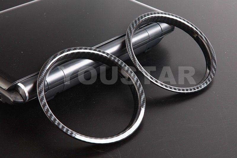 UNICUS 4x CARBON EFFECT Door Lower Speaker Trims for MINI Cooper S F55 ...