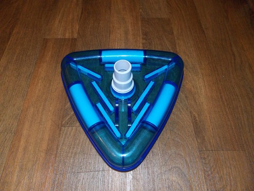 Pool Vacuum Head Bottom Brush, Triangular Weighted Transparent Swimming ...